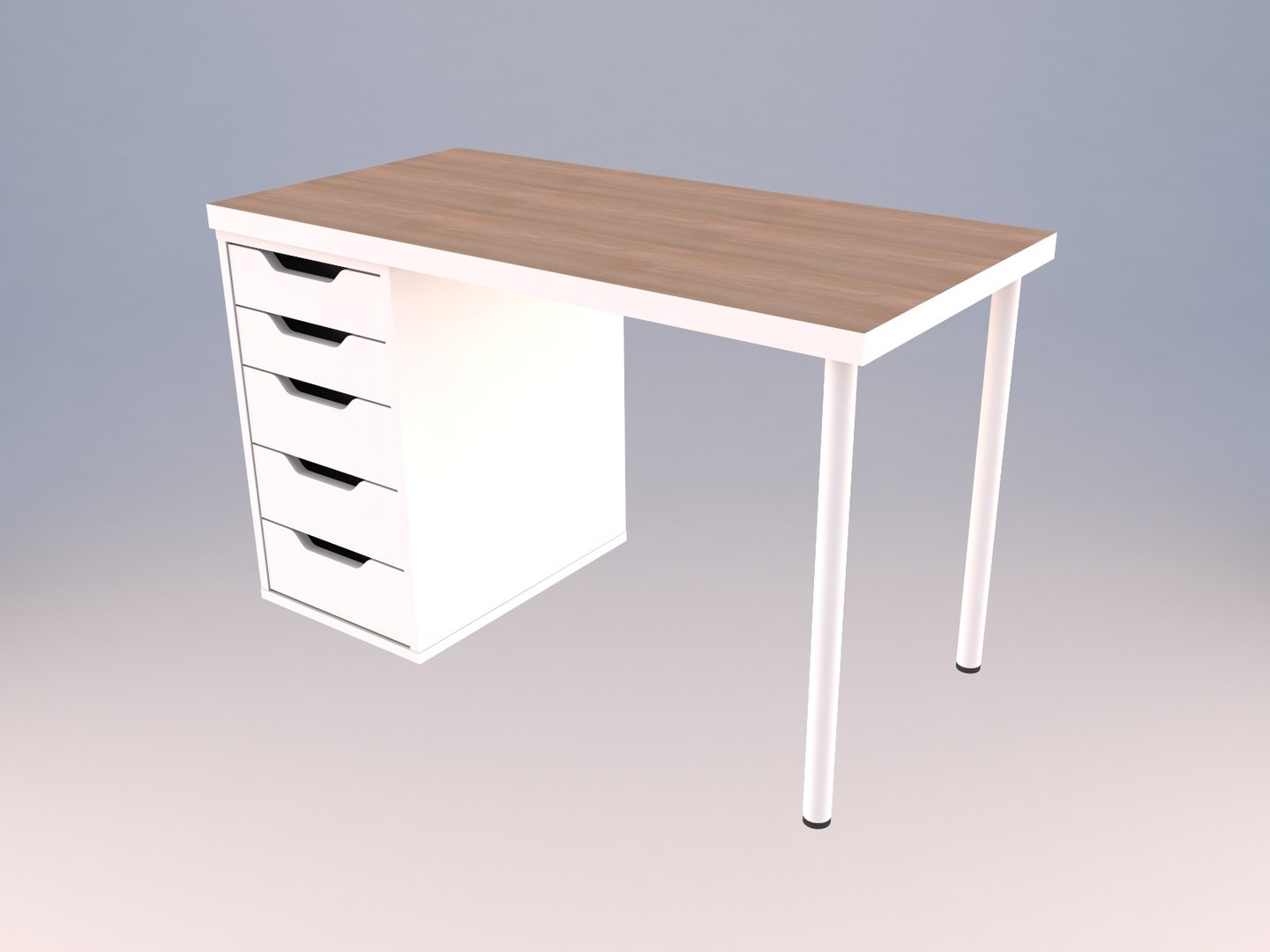 Ikea Linnmon Alex 3D - TurboSquid 1441715