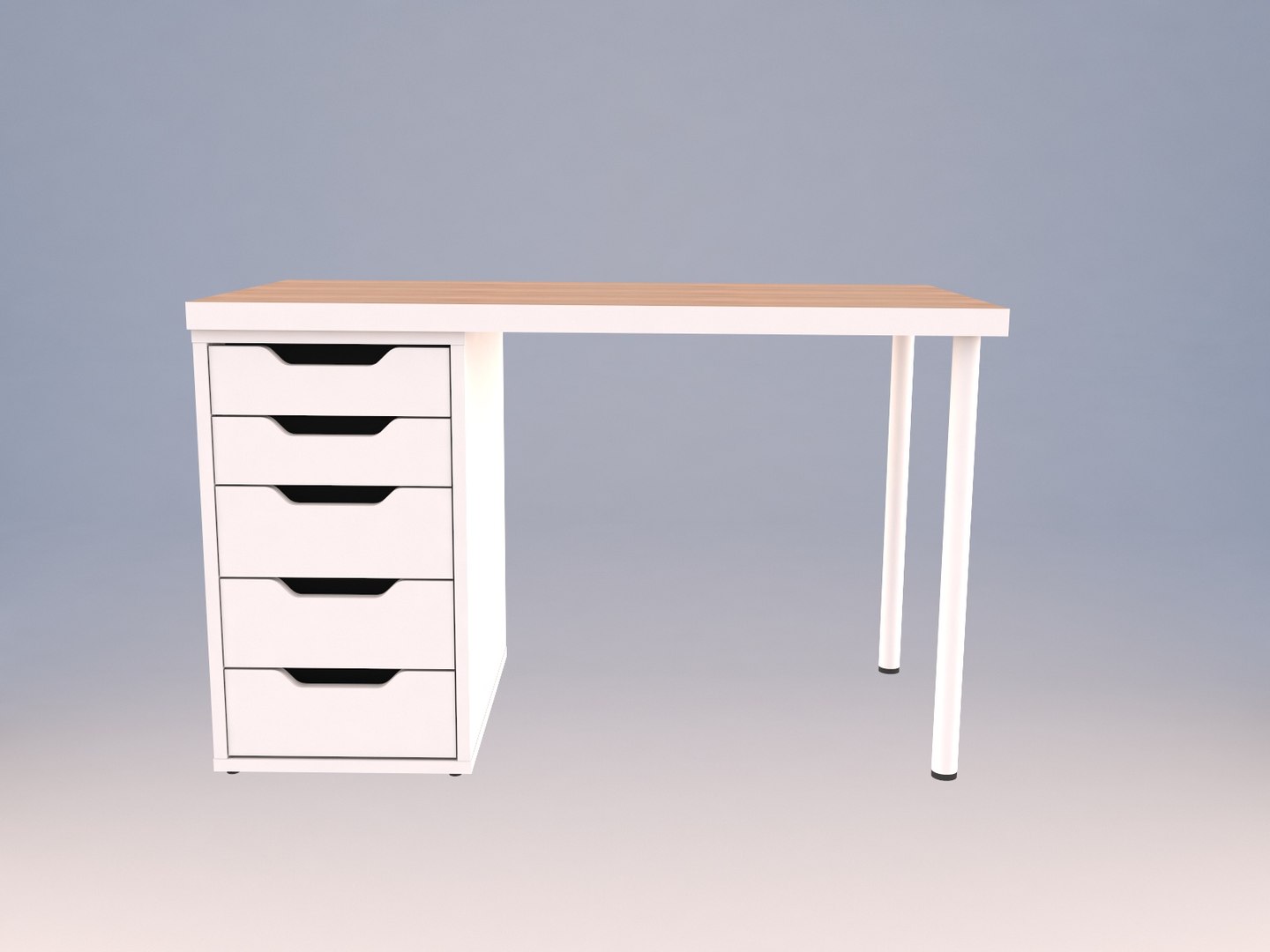 Ikea Linnmon Alex 3D - TurboSquid 1441715
