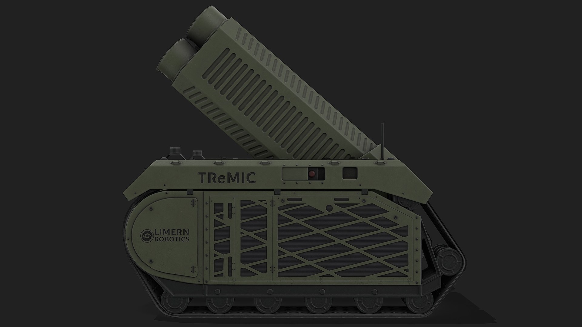 Smart Military Robot With Missile Launcher - Green Model - TurboSquid ...