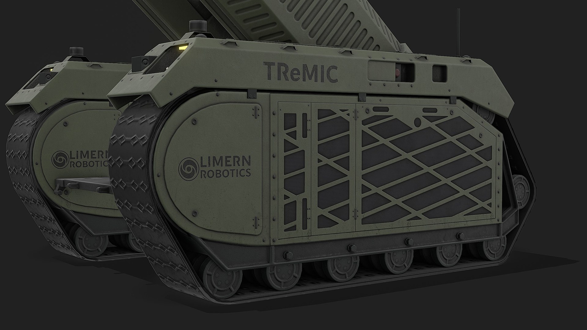 Smart Military Robot With Missile Launcher - Green Model - TurboSquid ...