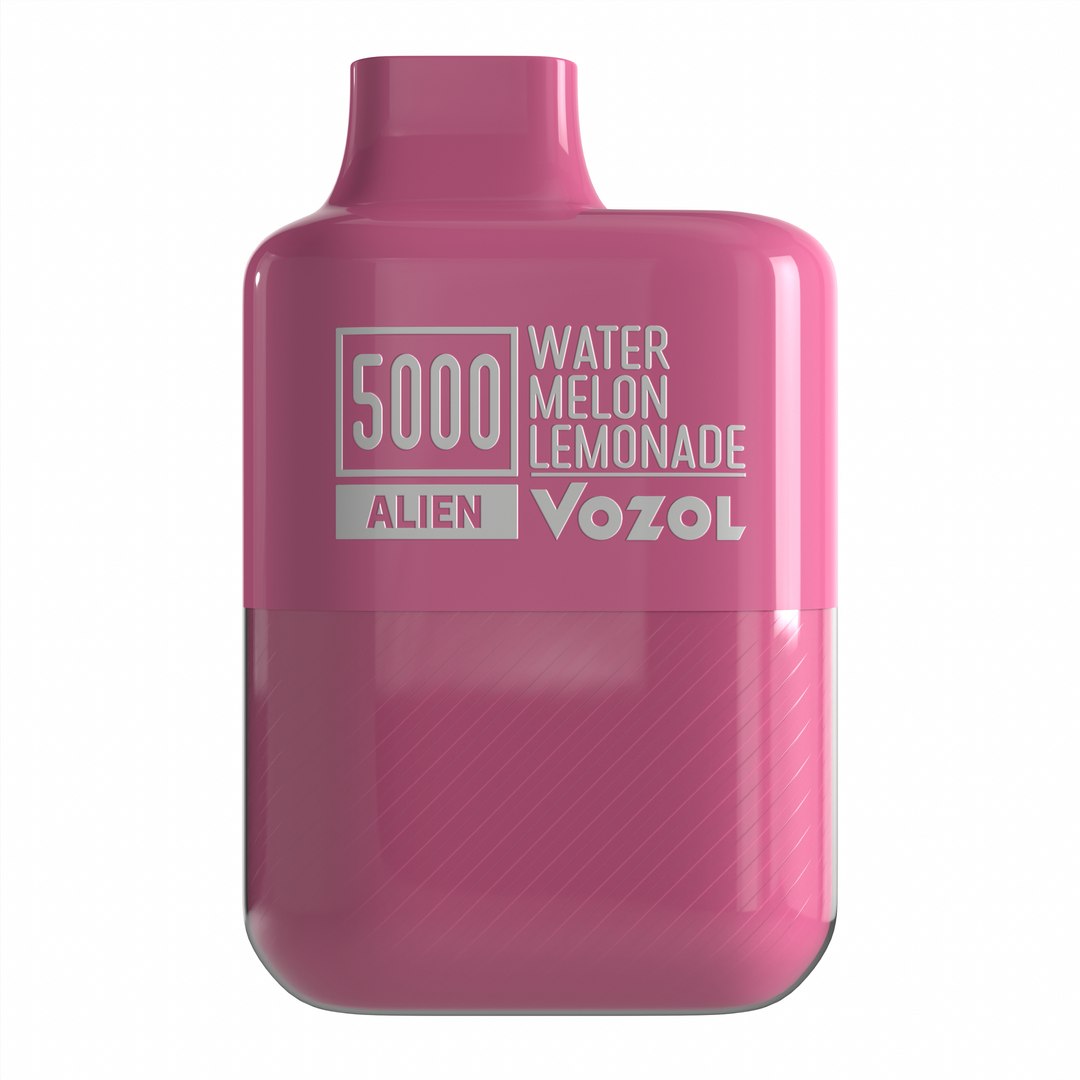 Vozol Alien 5000 Watermelon Lemonade - 3D Model PBR 4K Low-poly 3D ...