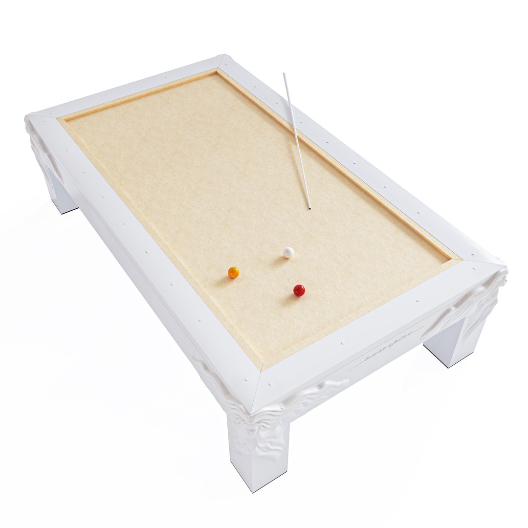 3D Pool table Nuevepies Art Pepa Reverter - TurboSquid 2158853