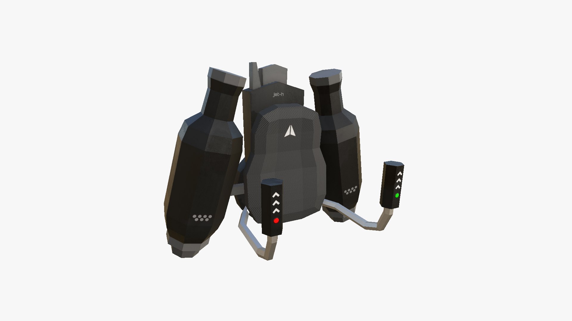 3D Model Jetpack Low Poly H04 - SciFi Character Design - TurboSquid 2256399