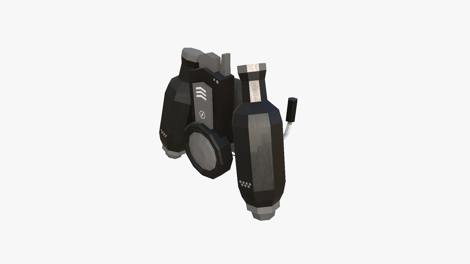 3D Model Jetpack Low Poly H04 - SciFi Character Design - TurboSquid 2256399