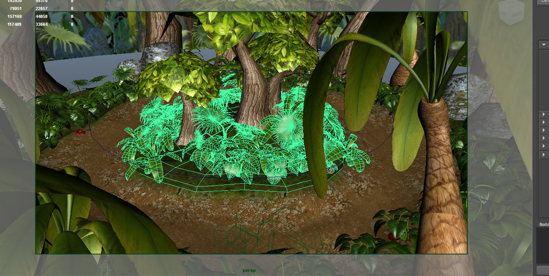 3d Model Trees Forest