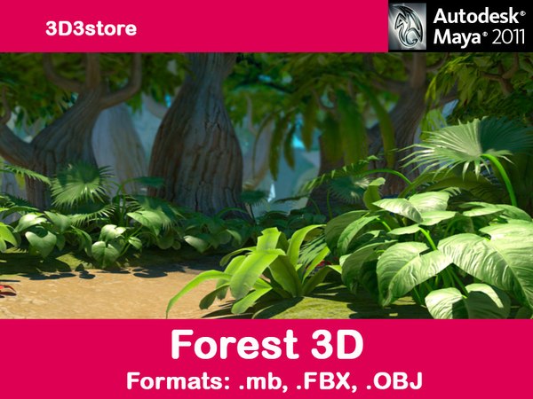 Free Maya Forest Models | TurboSquid
