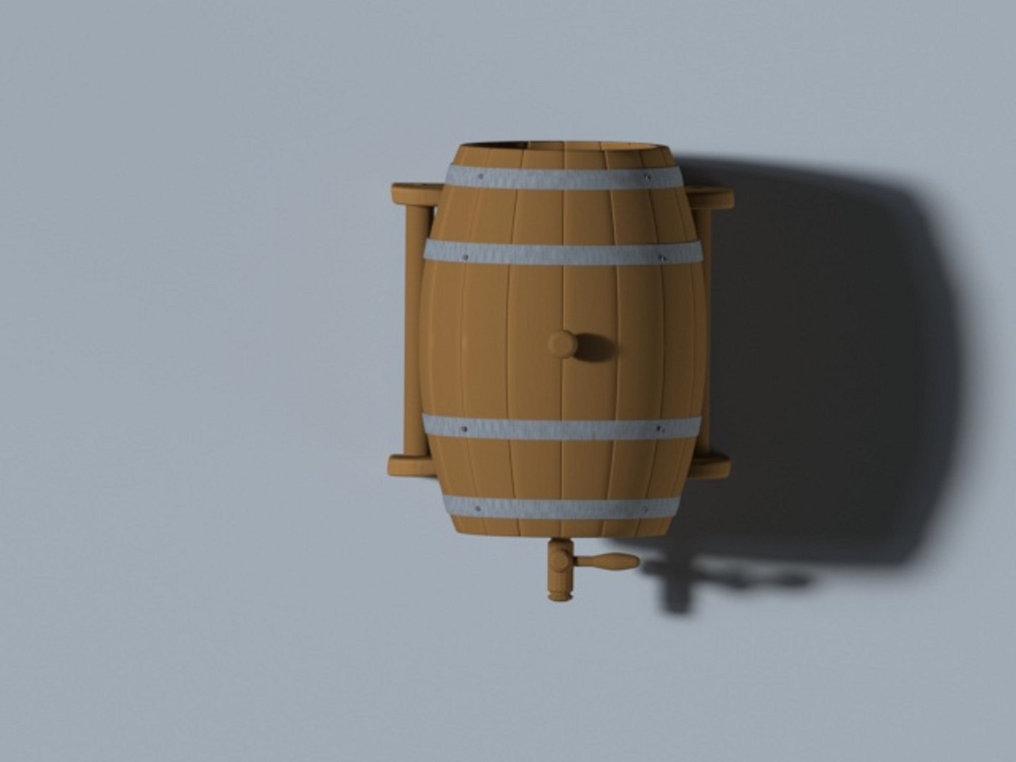 3D Beer Barrel - TurboSquid 1769578