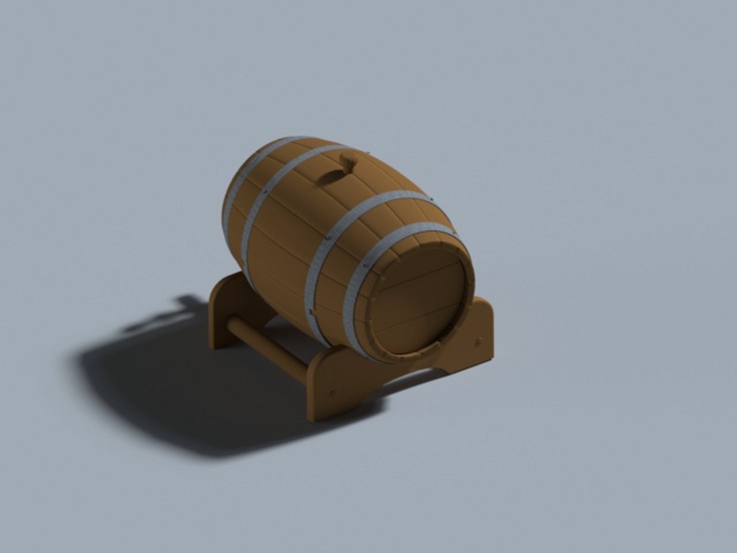 3D Beer Barrel - TurboSquid 1769578