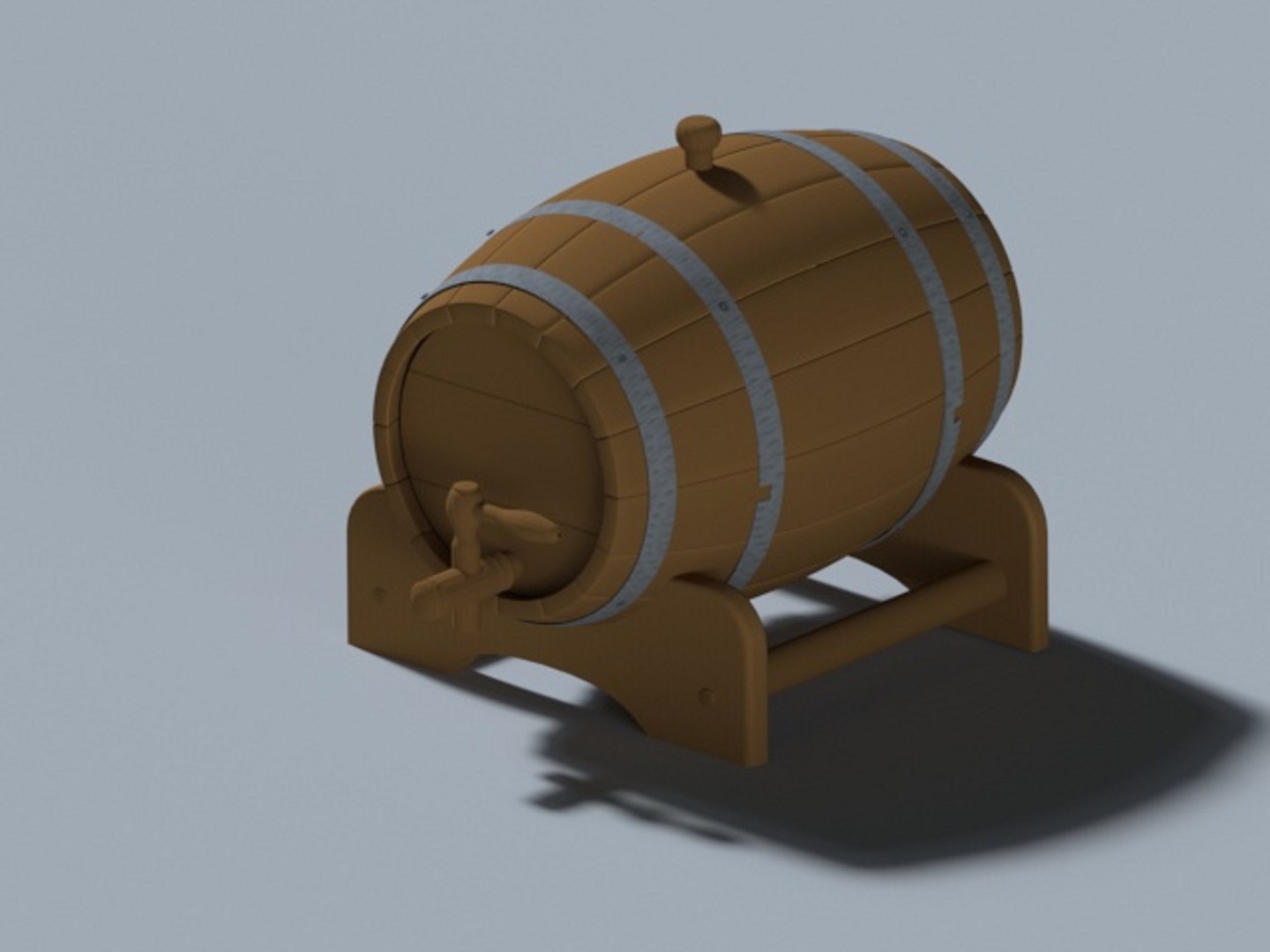 3D Beer Barrel - TurboSquid 1769578