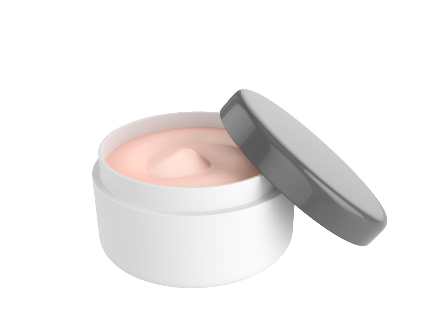 3D Model Cream Jar - TurboSquid 1497076