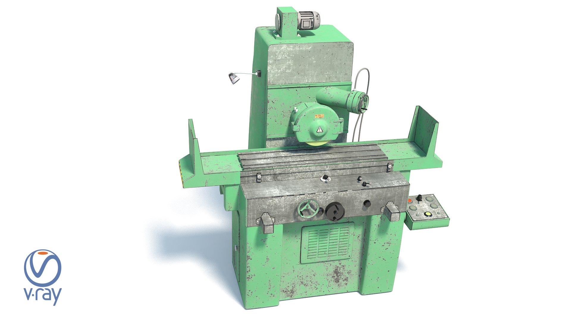 3D Flat Grinding Machine - TurboSquid 1855091