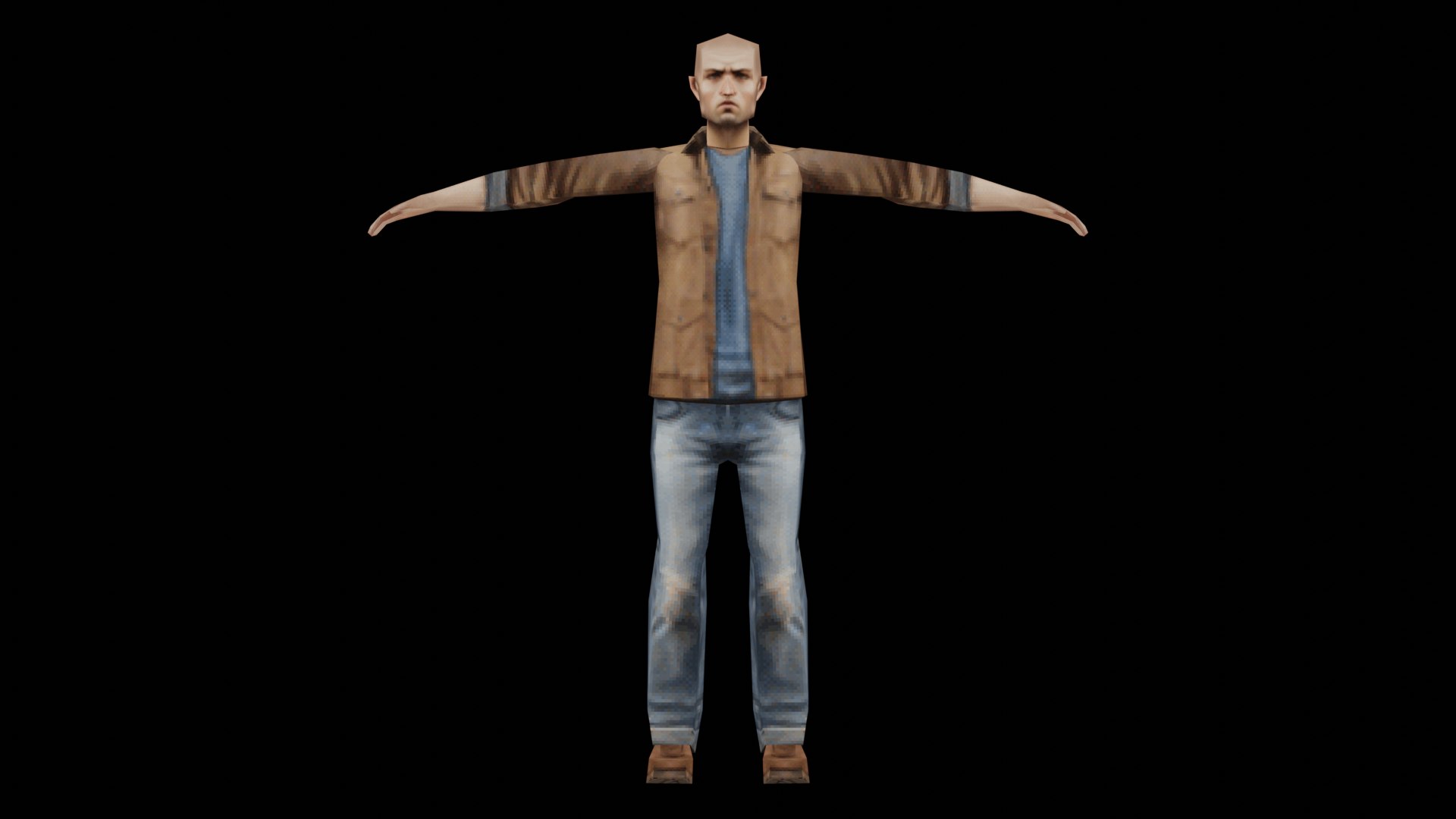 3D PS1 Low Poly Male Character 2 Jacob Model - TurboSquid 2401528