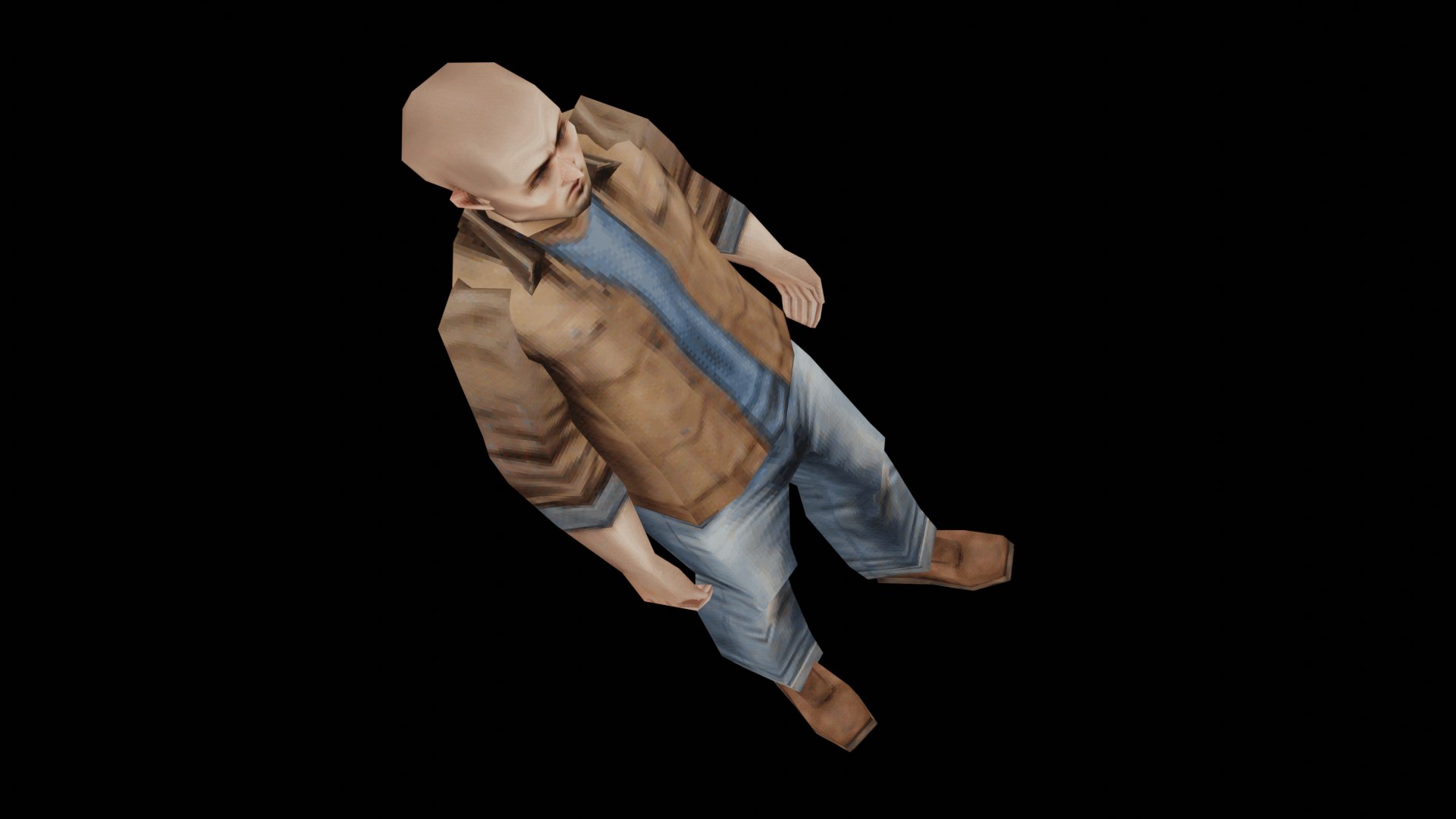 3D PS1 Low Poly Male Character 2 Jacob Model - TurboSquid 2401528