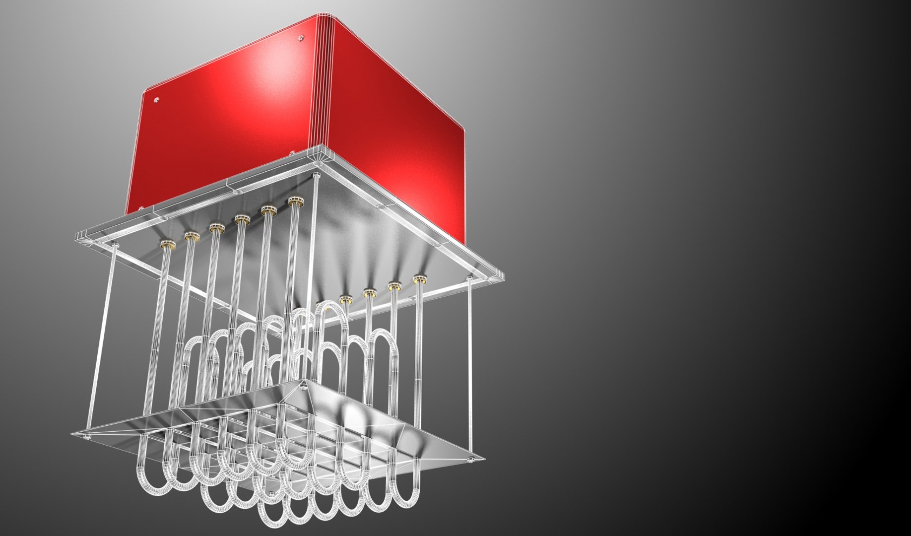 Industrial Heater 3d Model