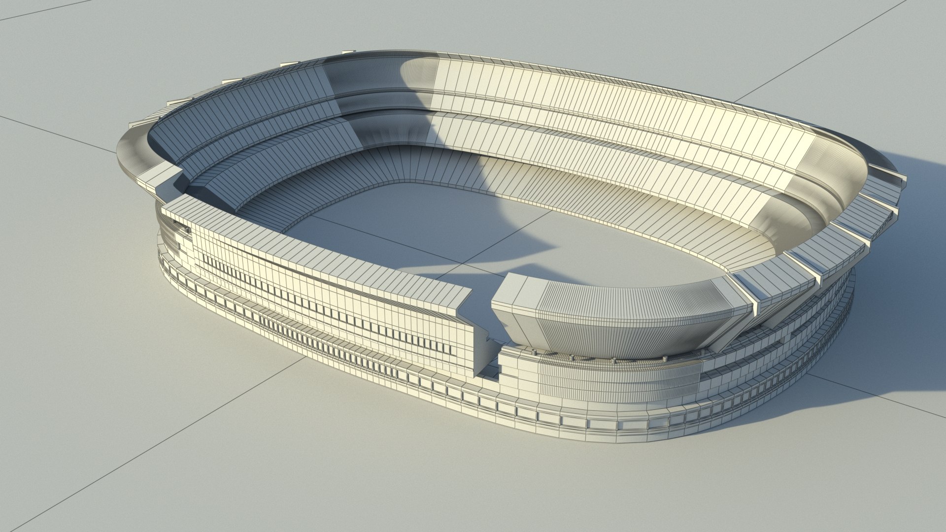 3D Sports Stadium Model - TurboSquid 1881331