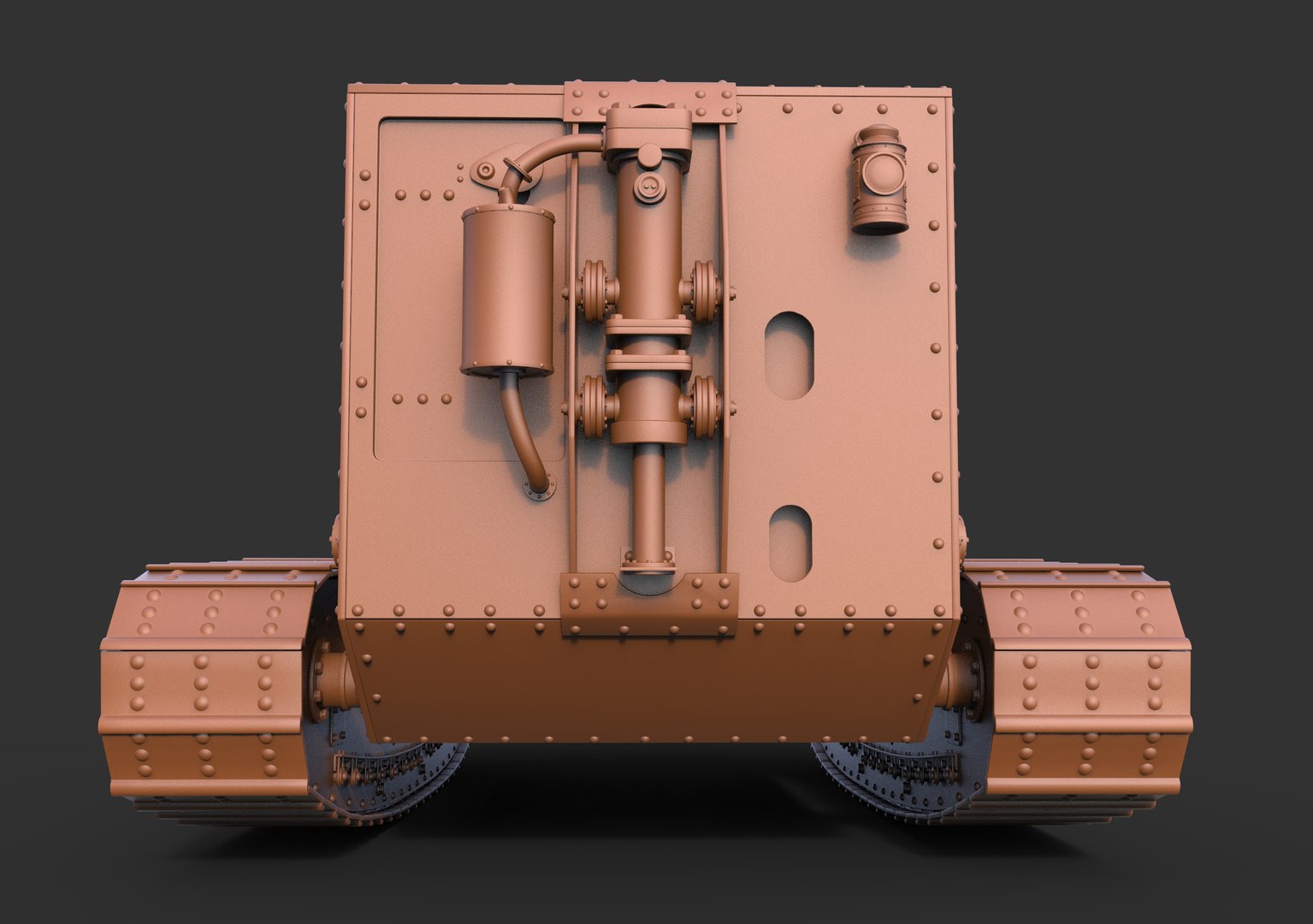 3D Tank Little Willie - TurboSquid 1675336