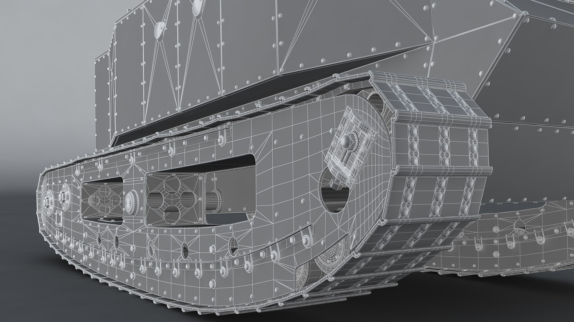 3D Tank Little Willie - TurboSquid 1675336