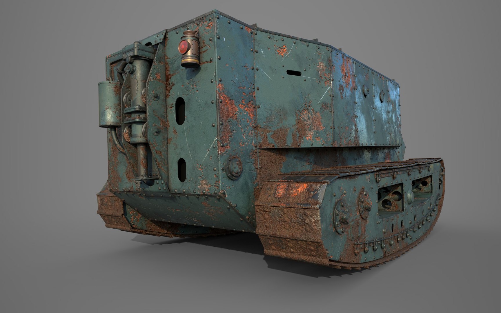 3D Tank Little Willie - TurboSquid 1675336