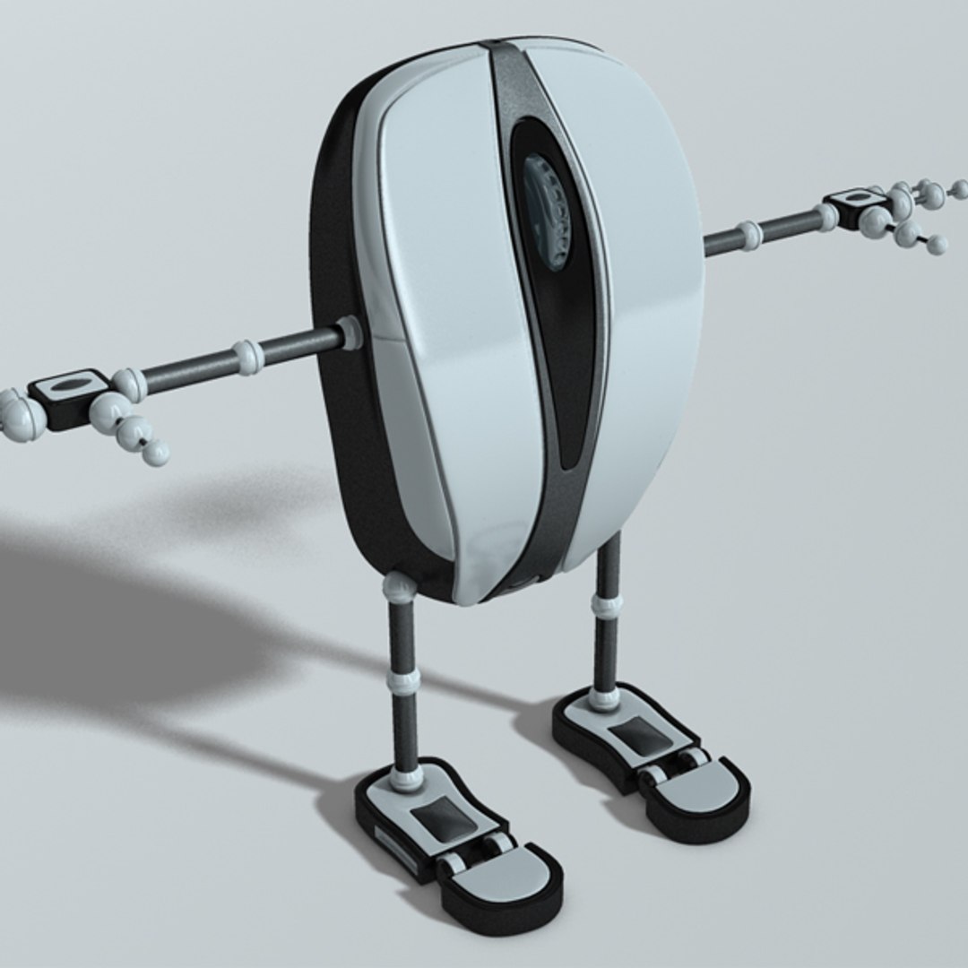 Mouse Character Fully Rigged 3d Model