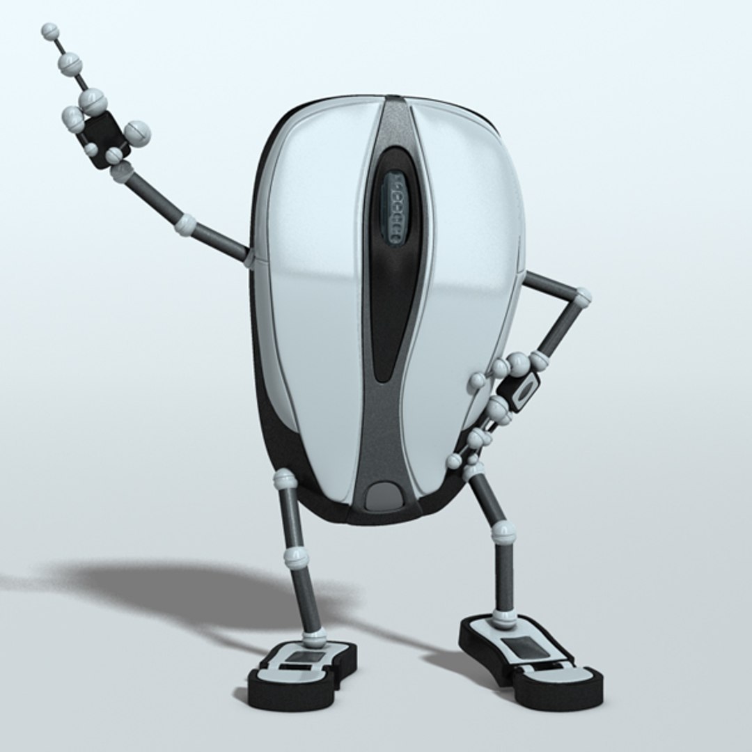 Mouse Character Fully Rigged 3d Model