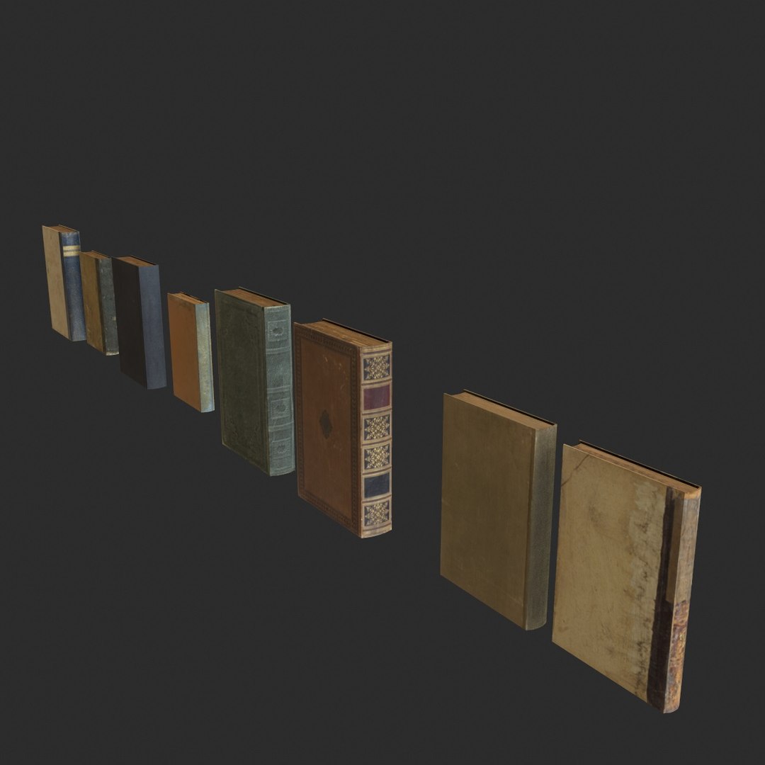 Old Book 3d Fbx