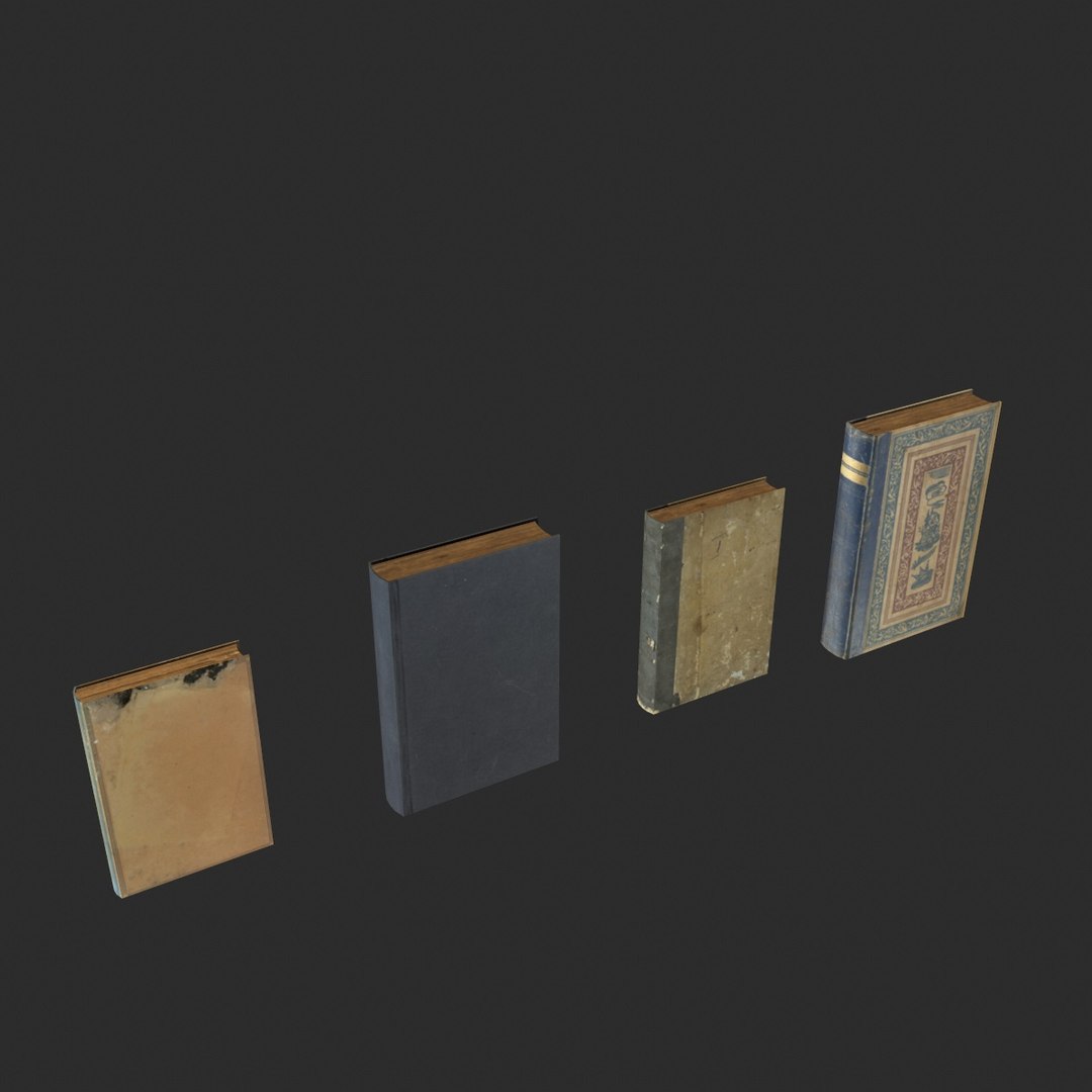 Old Book 3d Fbx