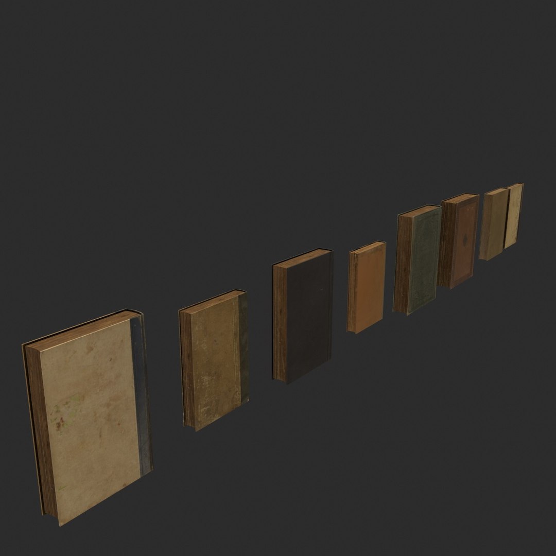 Old Book 3d Fbx