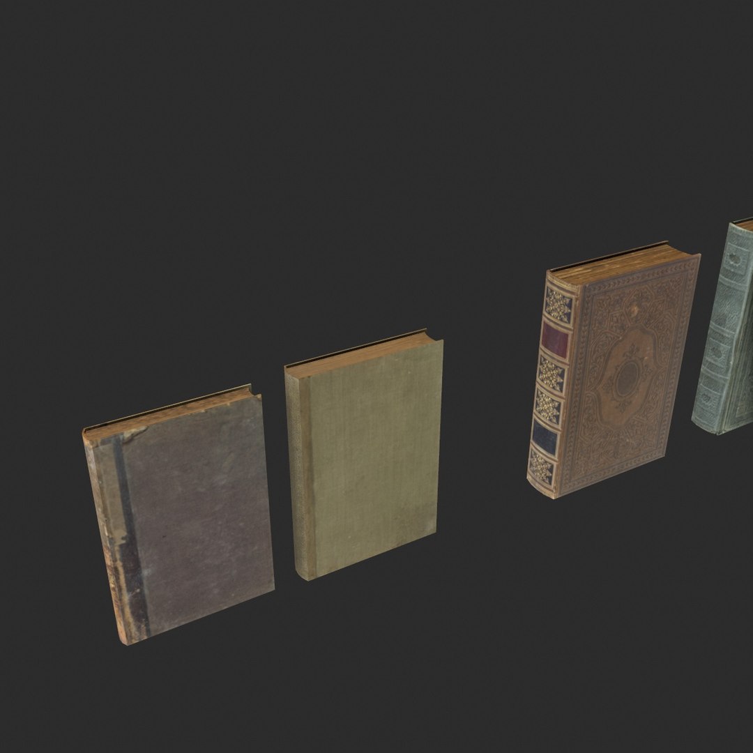 Old Book 3d Fbx