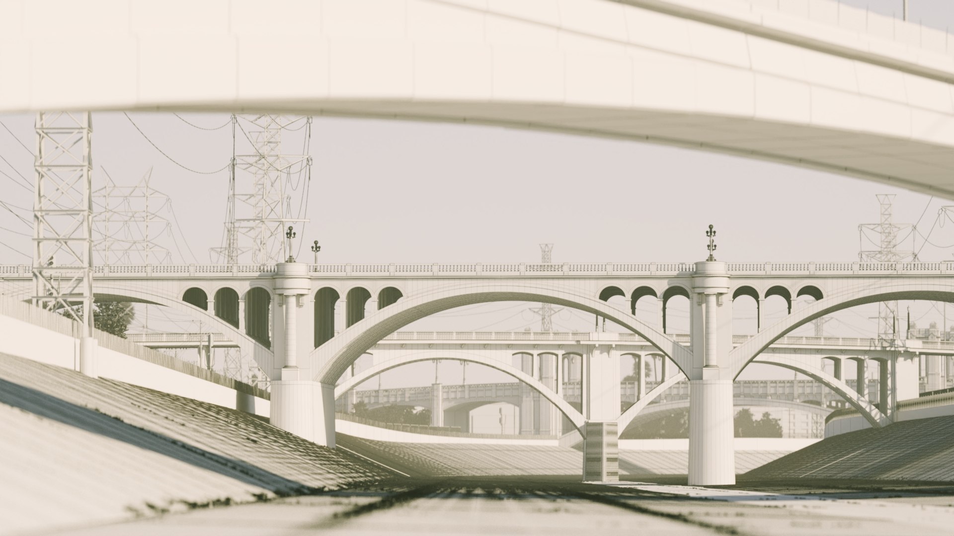 Photoreal Los Angeles River 3D Environment 3D Model - TurboSquid 1826509