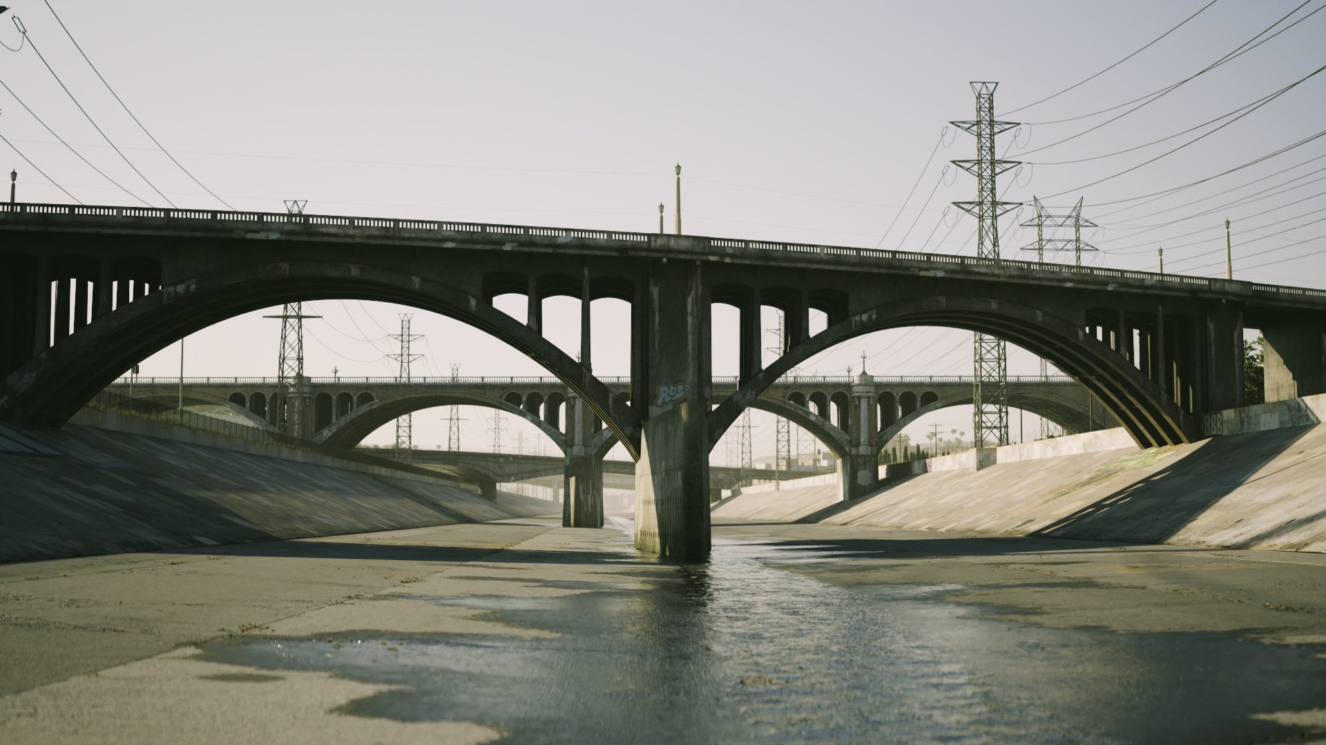 Photoreal Los Angeles River 3D Environment 3D Model - TurboSquid 1826509
