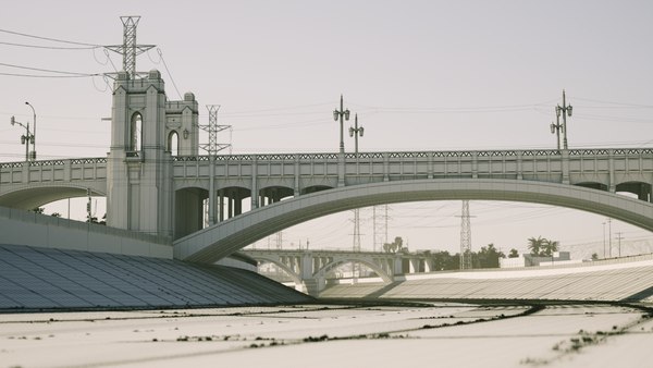 Photoreal Los Angeles River 3D environment 3D model - TurboSquid 1826509