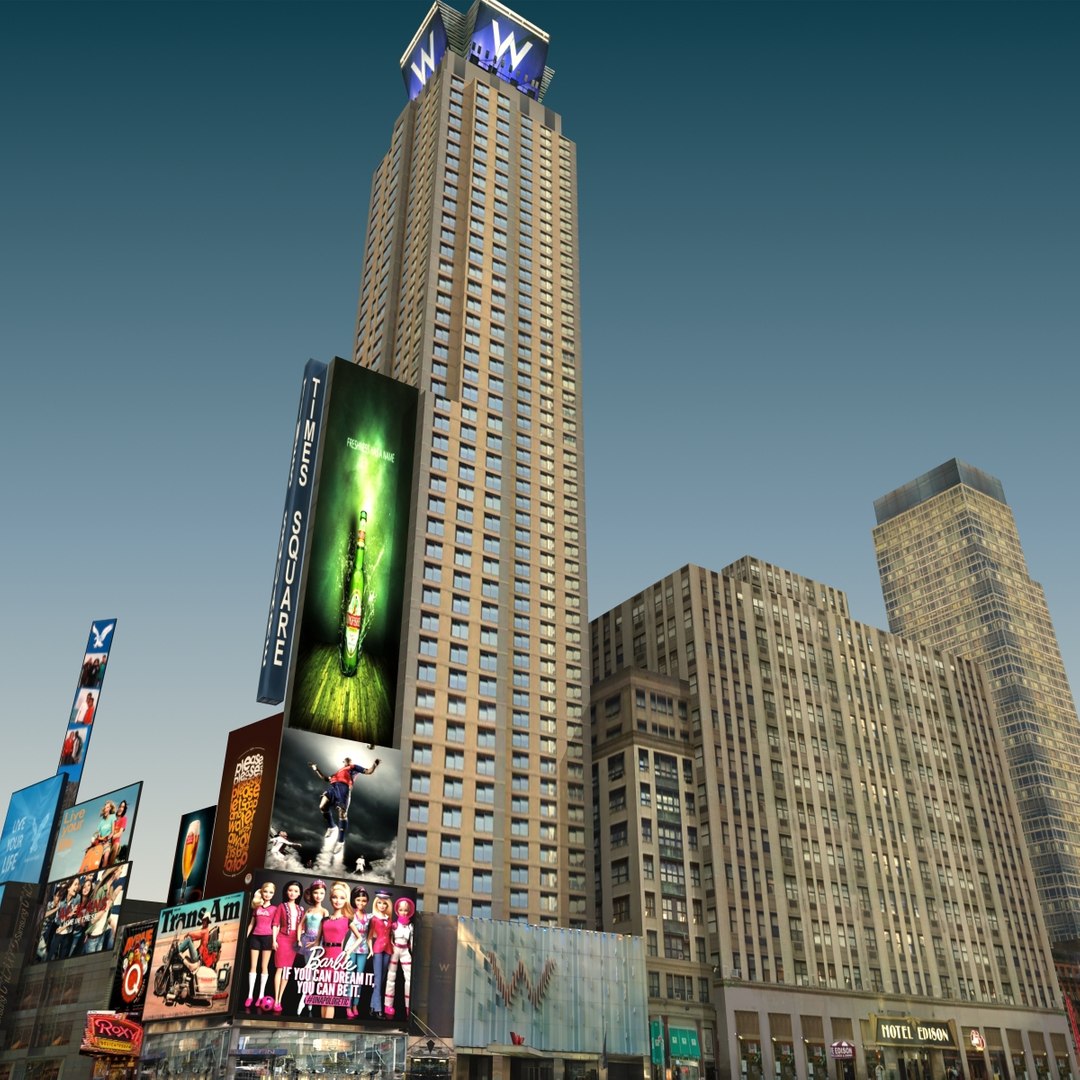New York 8th Avenue 3d Model
