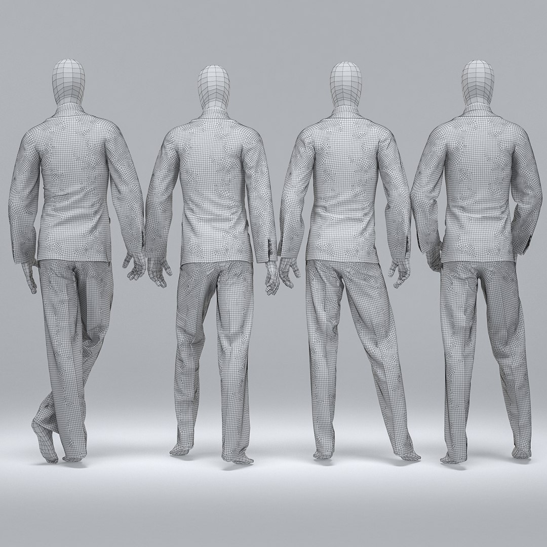 3D Male Suit Model | 1145598 | TurboSquid