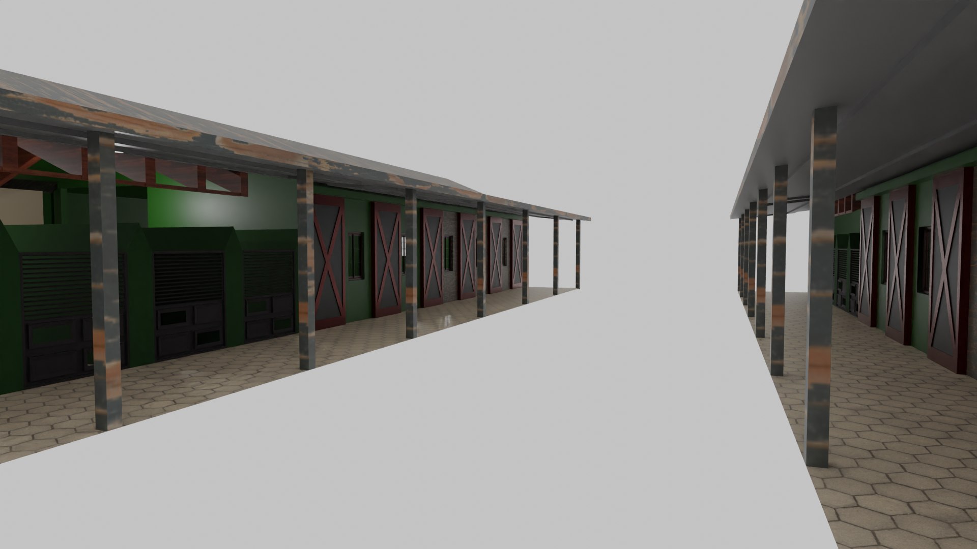 3D Horse Stable - TurboSquid 2159176