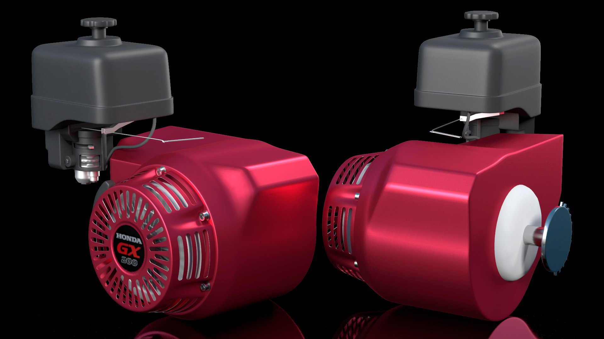HONDA GX Kart Engine 3D - TurboSquid 1885982