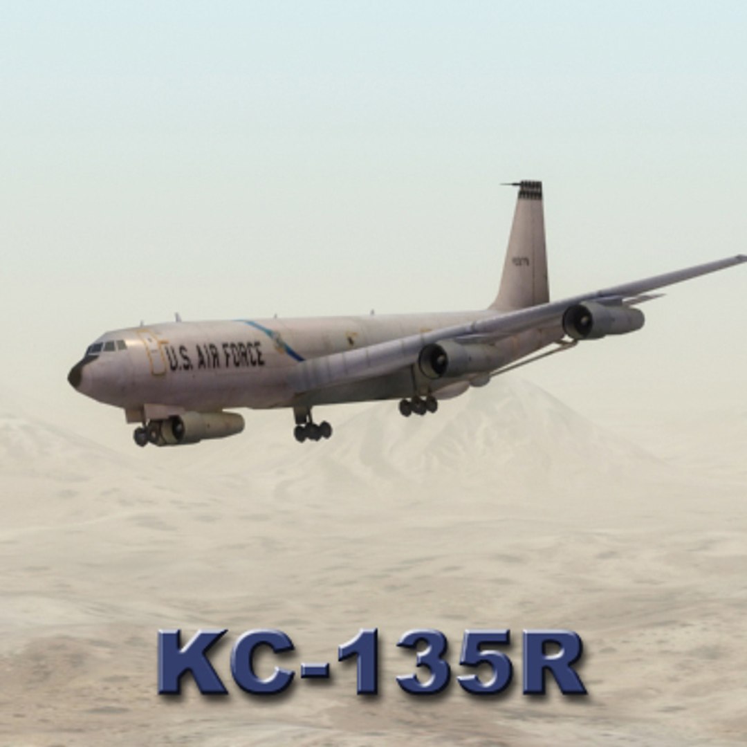 Kc-135r Stratotanker Aircraft Kc-135 3d Max