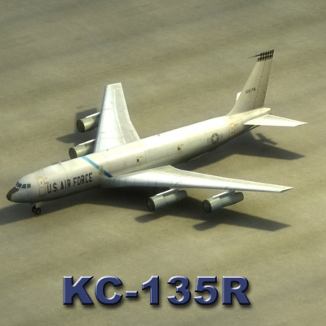 Kc-135r Stratotanker Aircraft Kc-135 3d Max