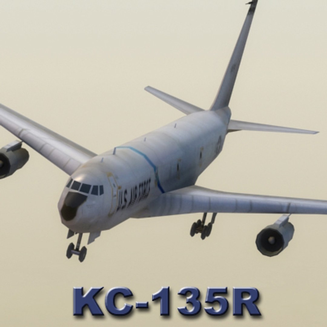 Kc-135r Stratotanker Aircraft Kc-135 3d Max