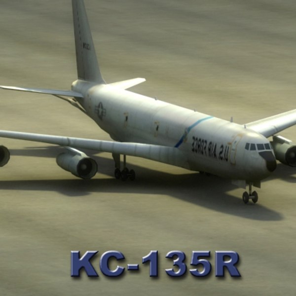 kc-135r stratotanker aircraft kc-135 3d max