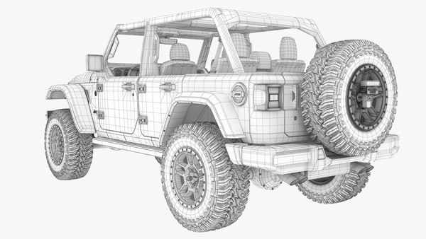 3D Jeep Wrangler Rubicon 392 V8 2021 model - TurboSquid 1750350