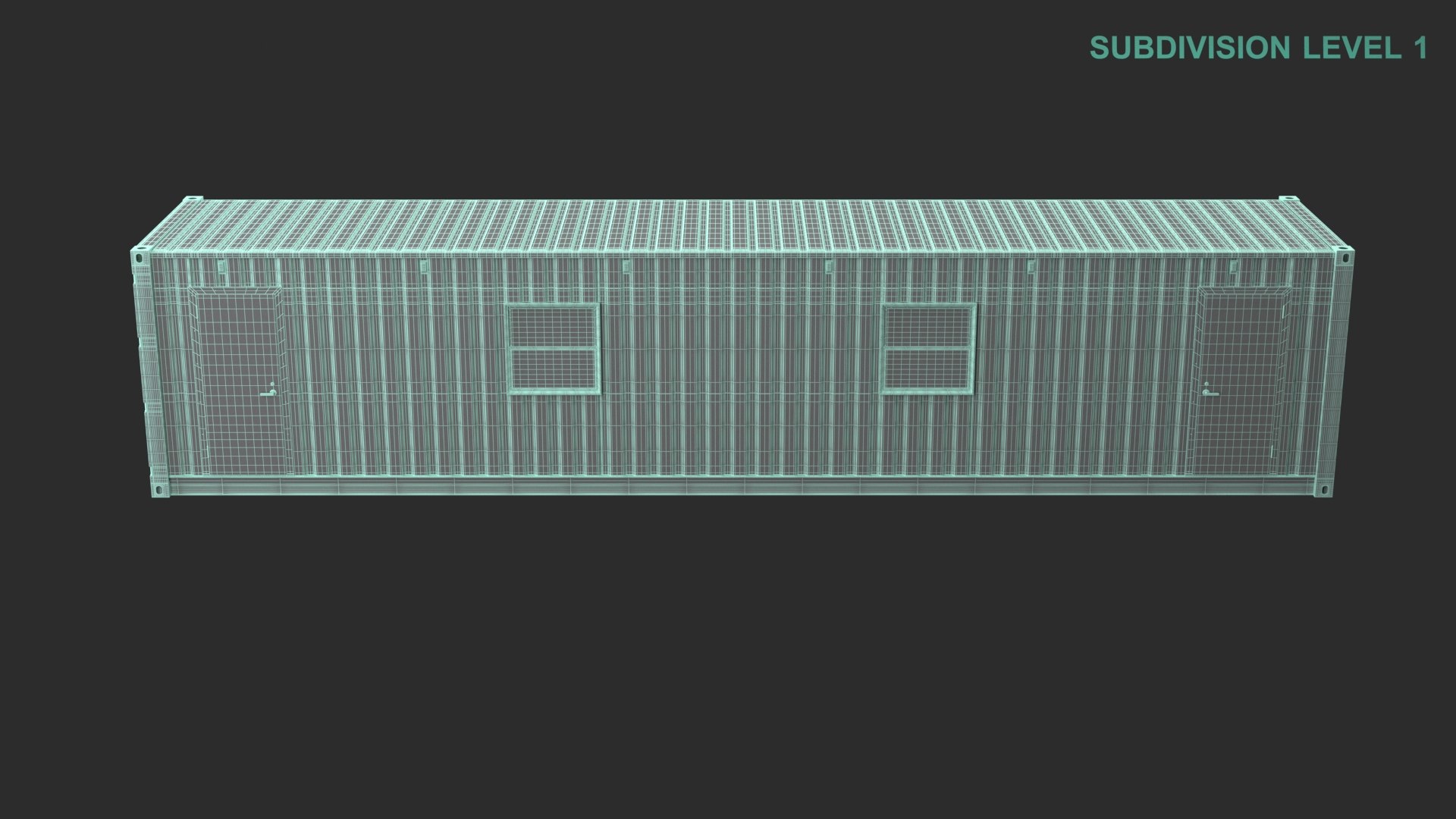 3D Office Container - TurboSquid 2019534