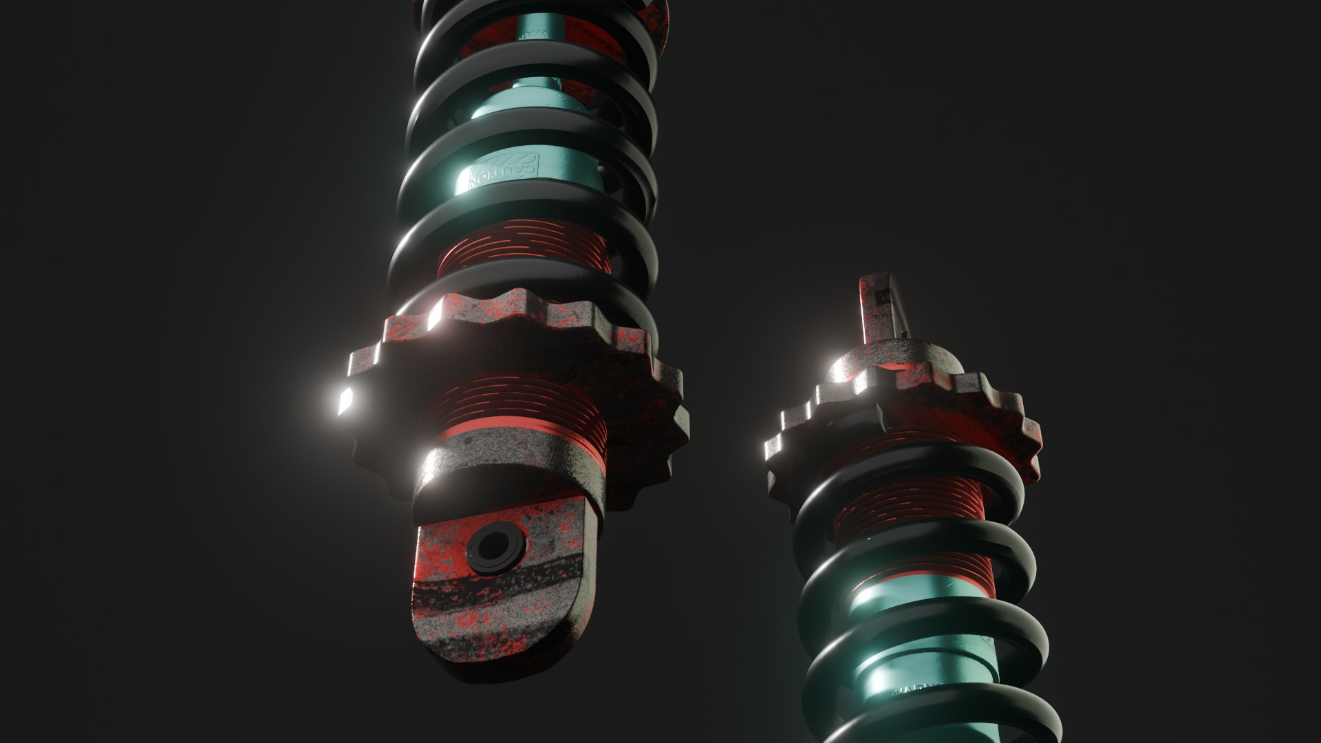 3D Model Shock Absorber - TurboSquid 2293782