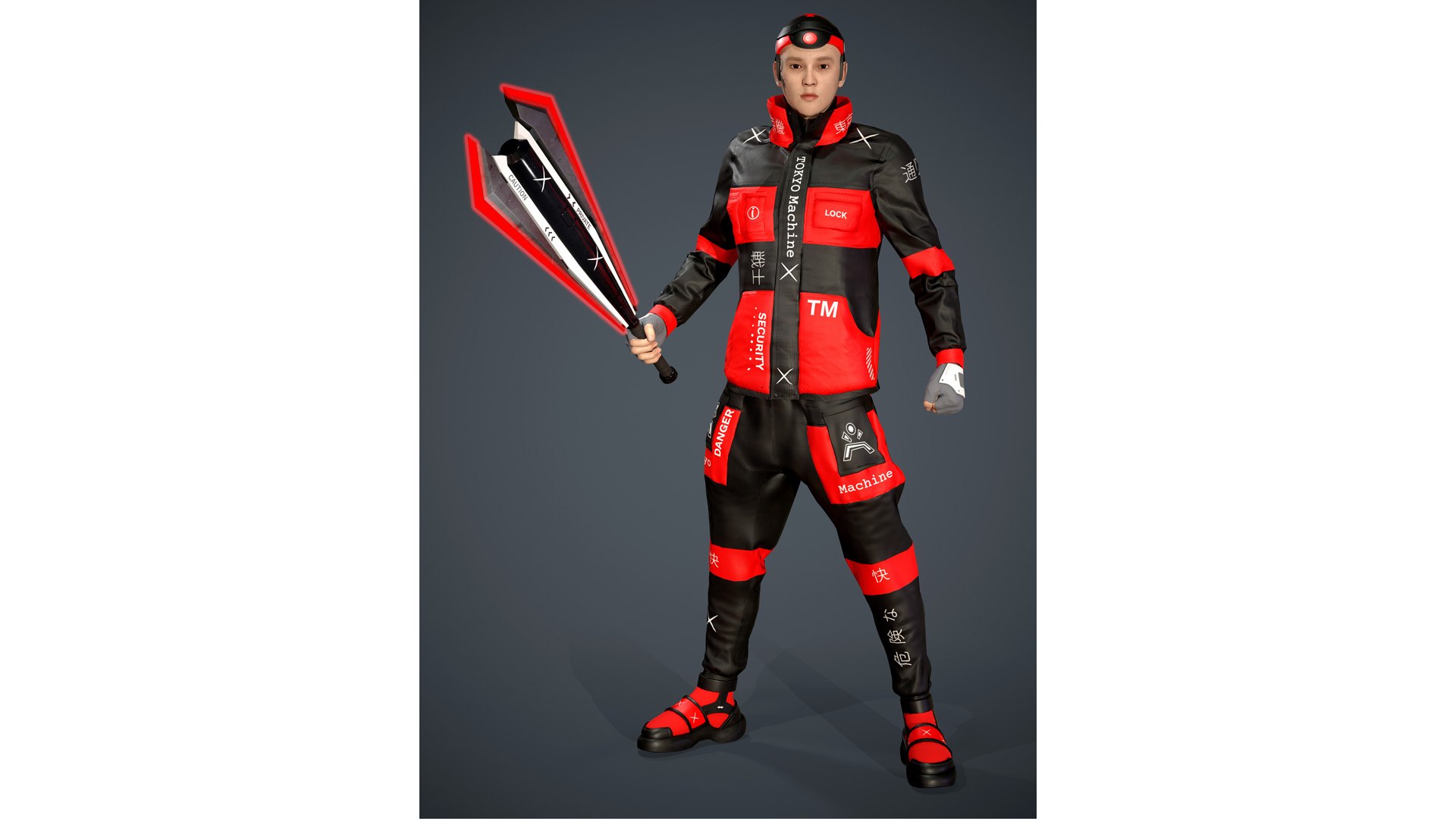 3D Tokyo Machine Man Character - TurboSquid 1695777