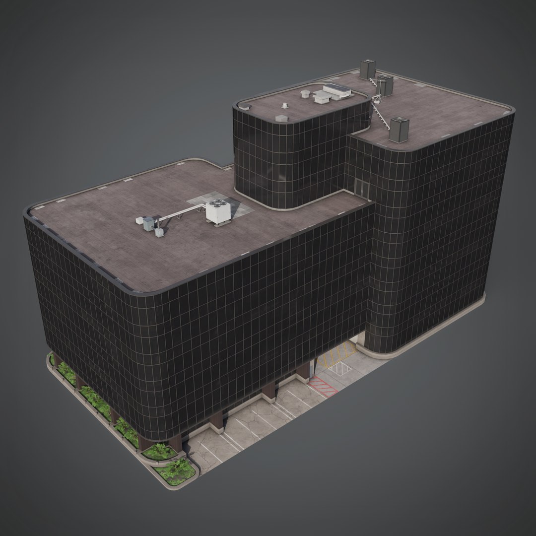 3D Seattle office building - RCI model - TurboSquid 1971449