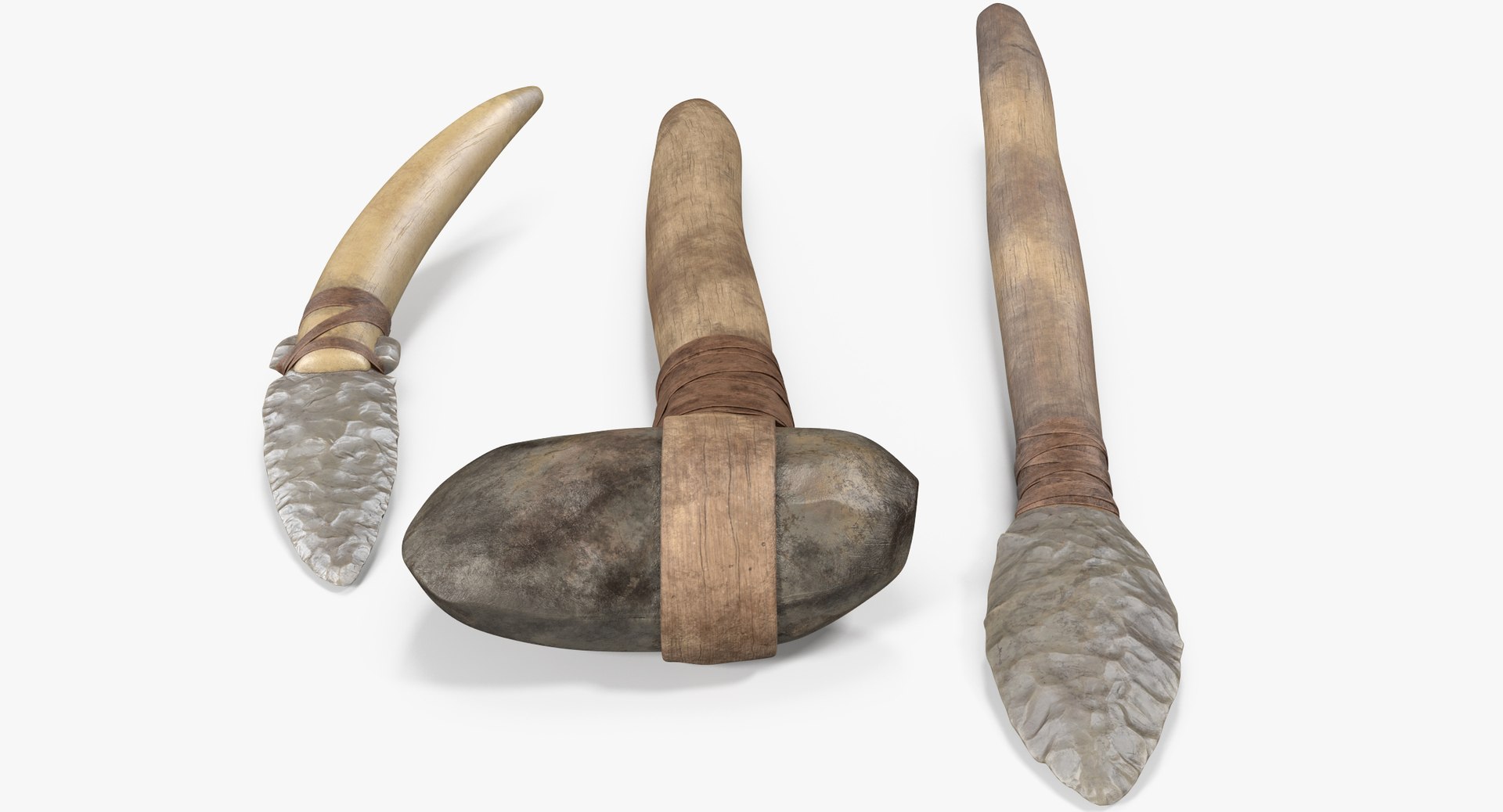 Ancient tools 3D model - TurboSquid 1237440