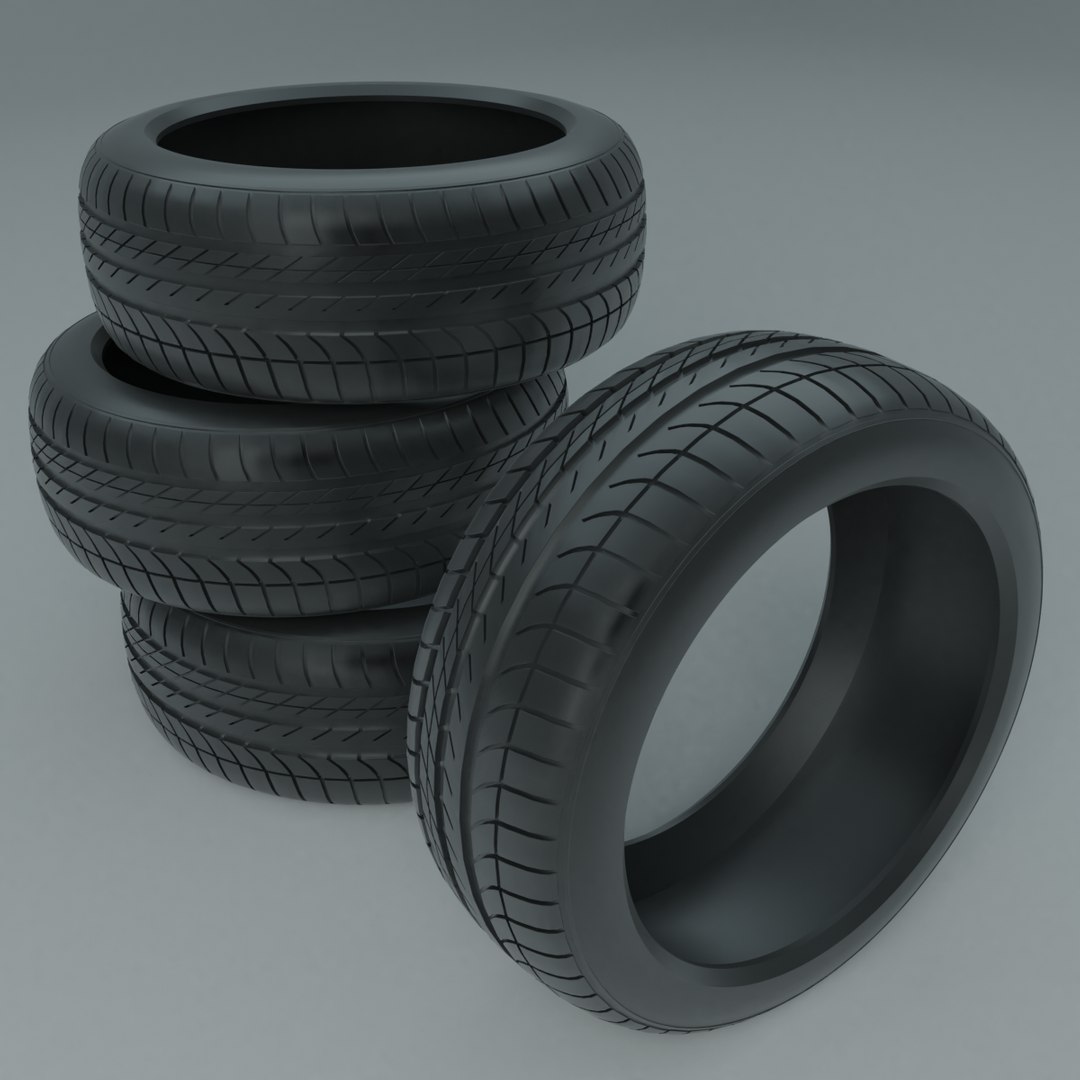 Car Tire 3D Model - TurboSquid 1661980
