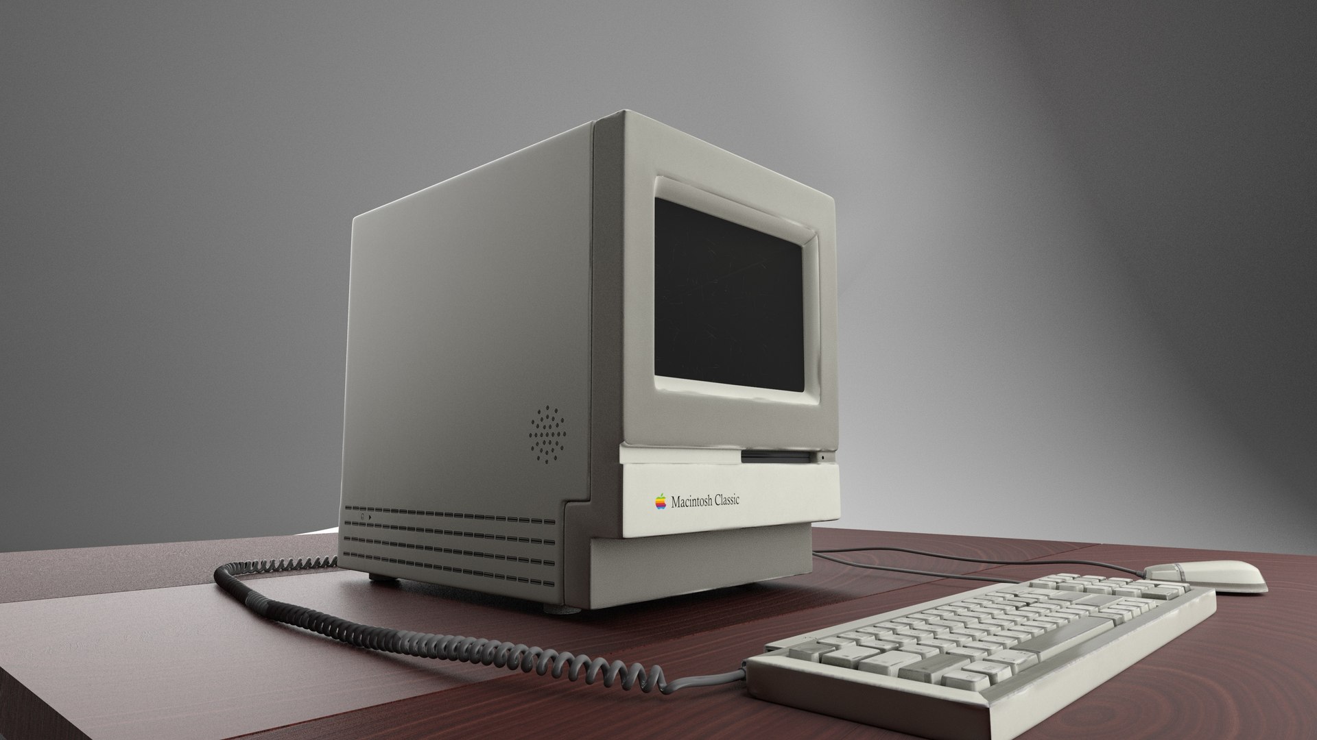 Computer Macintosh Classic 3D Model - TurboSquid 2358765
