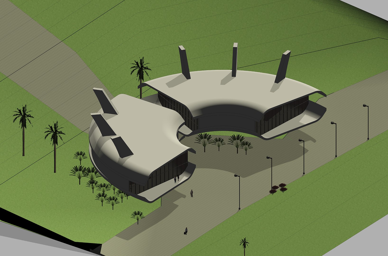 3D Shopping Building Model - TurboSquid 1977274