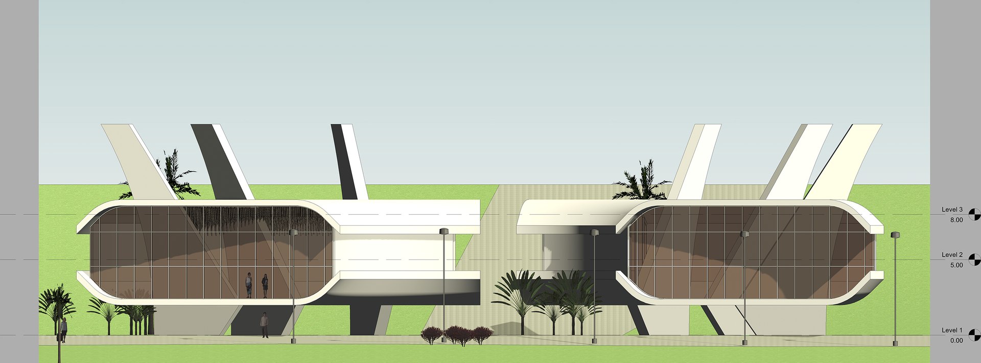 3D Shopping Building Model - TurboSquid 1977274