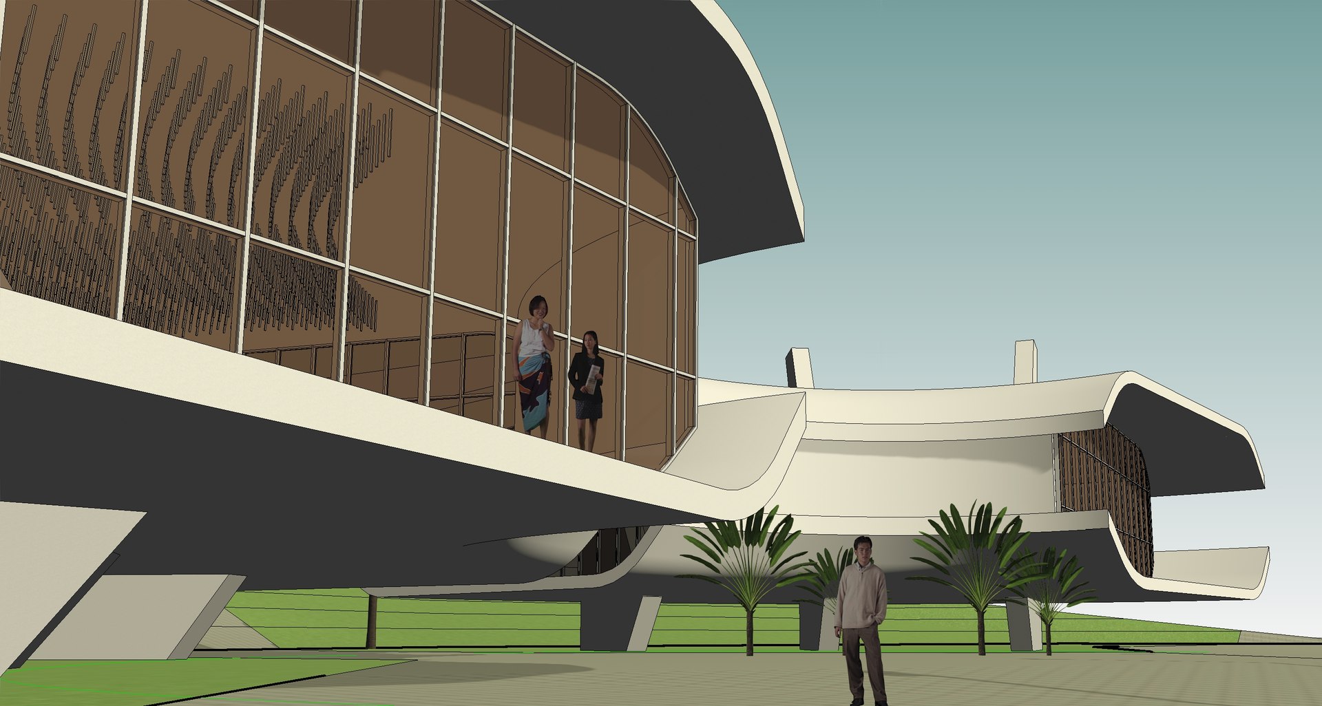 3D Shopping Building Model - TurboSquid 1977274